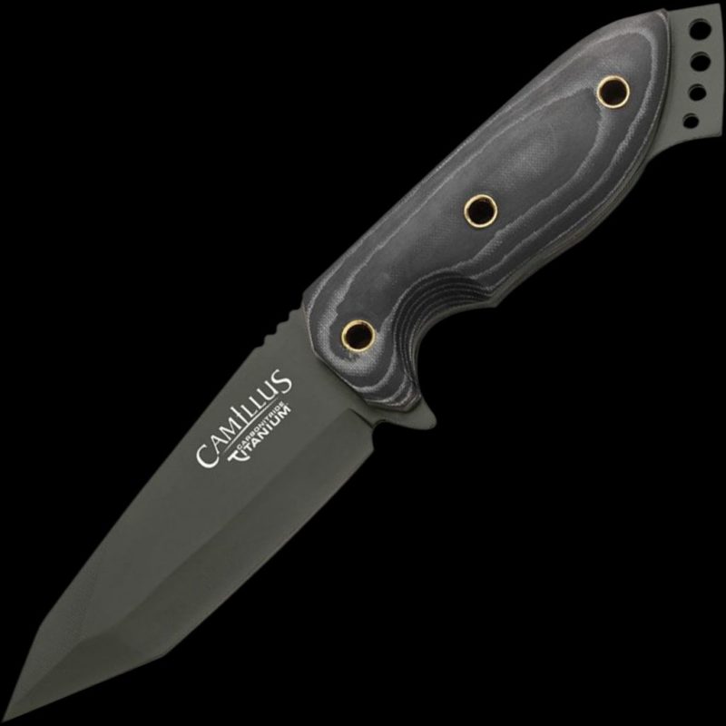 Camillus 7.75″ Carbonitride Titanium® Bonded Fixed Blade Knife - Blades ...