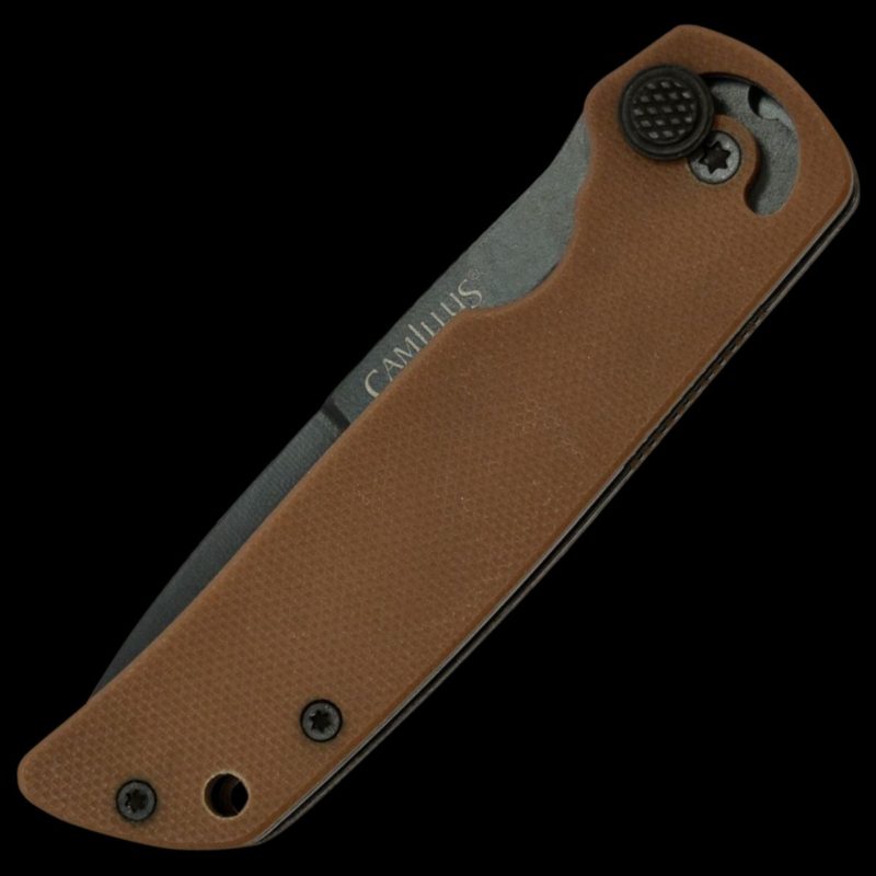 Camillus CUDA™ Mini 6.75″ Folding Knife - Coyote Brown - Blades.co.uk