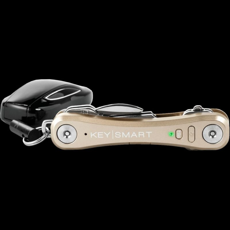 KeySmart Pro | Compact Key Holder with Tile Smart Location (Up to 10 ...