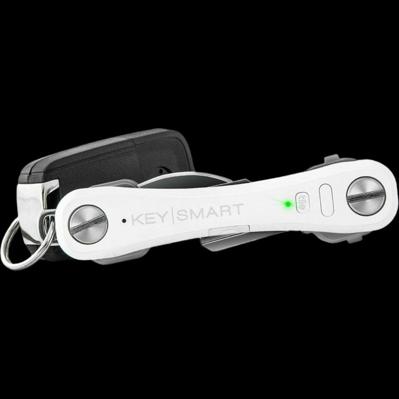 KeySmart Pro w/ Tile Smart Location, White - Blades.co.uk