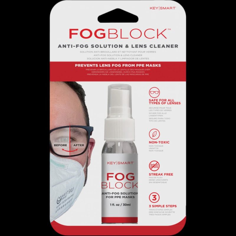 KeySmart FogBlock | Anti-Fog Solution for PPE Masks - Blades.co.uk