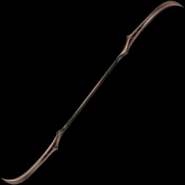 United Cutlery Hobbit Mirkwood Double Bladed Polearm - Blades.co.uk