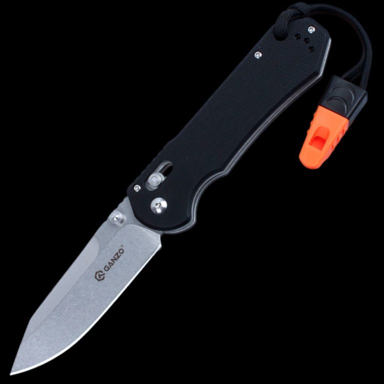 Ganzo Knife G7452-BK-WS - Blades.co.uk