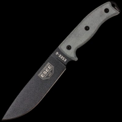 ESEE-6P-B, Plain Edge - Blades.co.uk