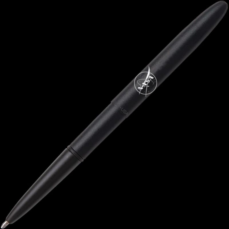 Fisher Space Pen Matte Black Bullet Space Pen with NASA Meatball ...