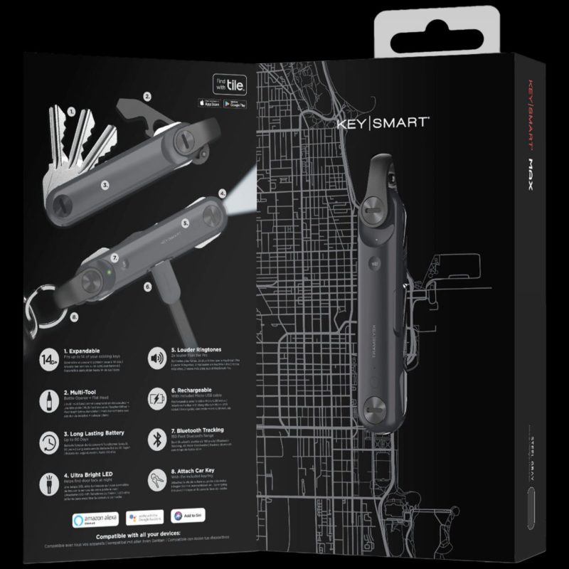 KeySmart Max with Tile Smart Location - Blades.co.uk