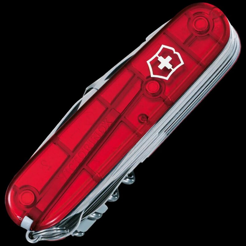 Victorinox Swiss Champ, Red Translucent - Blades.co.uk
