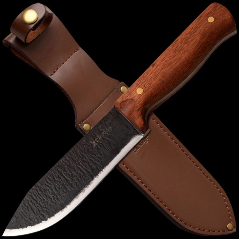 Elk Ridge Cherry Wood Fixed Blade Knife - Blades.co.uk