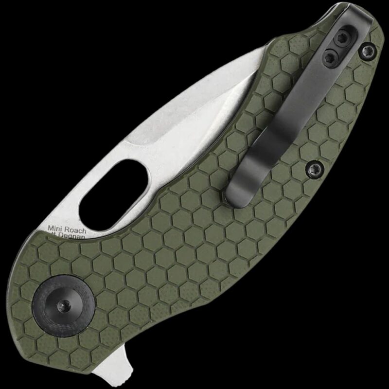Kizer Roach Mini Olive Green - Blades.co.uk