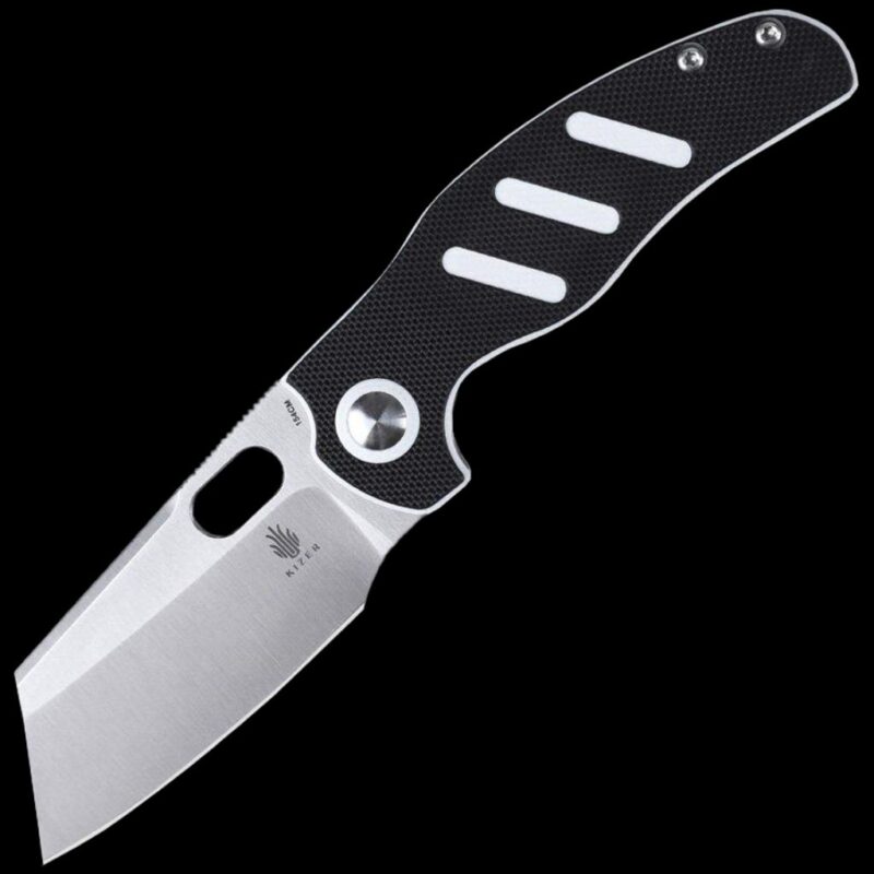 Kizer C01c(Mini) Black/White G-10 - Blades.co.uk