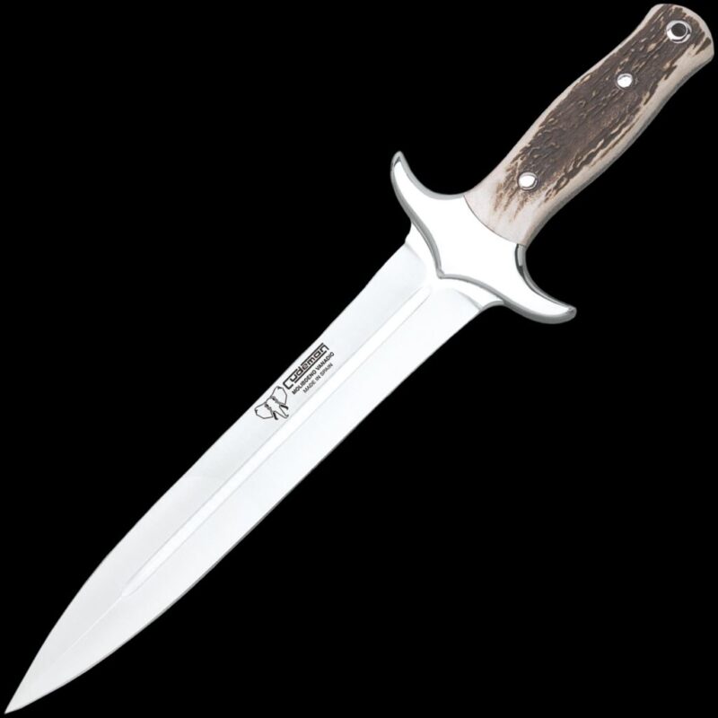 Cudeman Deer Stag Spear Point Hunting Dagger 105-C - Blades.co.uk