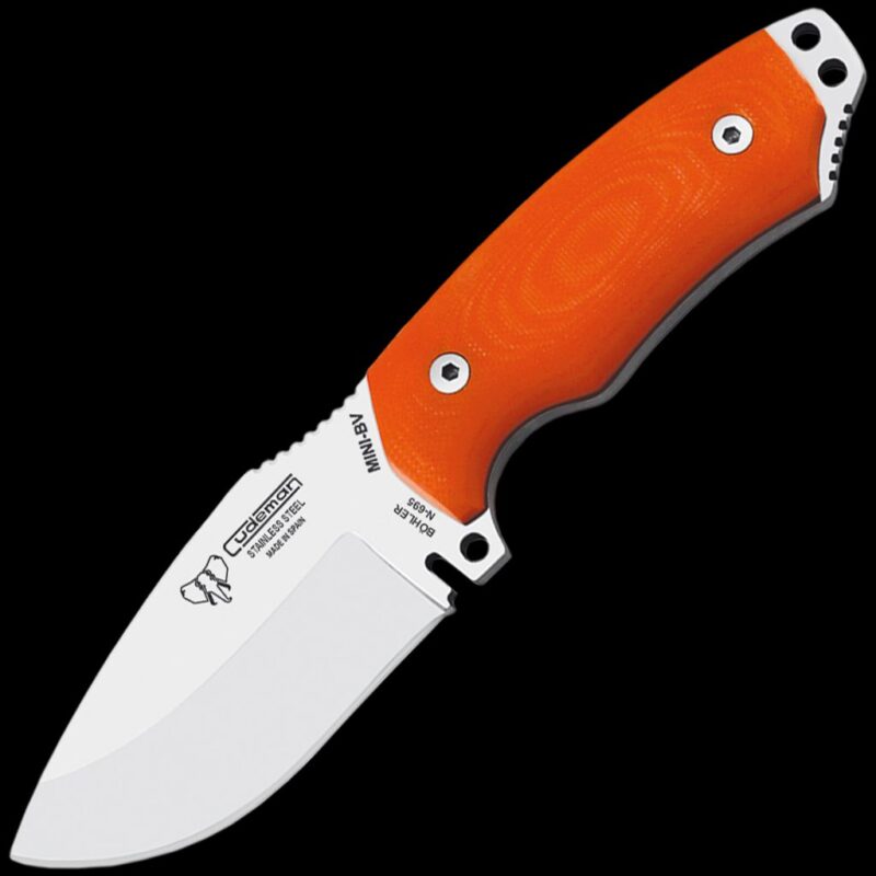 Cudeman Mini Green Beret G10 Orange 115-J - Blades.co.uk