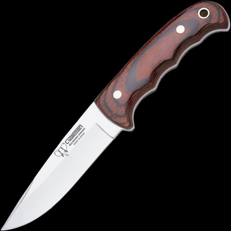 Cudeman Pakkawood Bushcraft Knife 147-R - Blades.co.uk