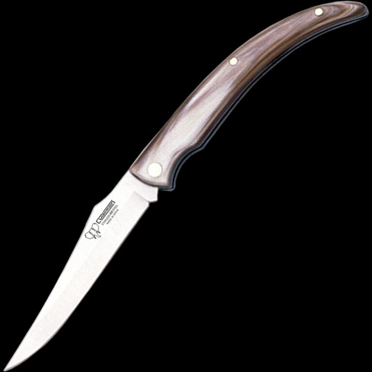 Cudeman Medium Bull Horn Stiletto Pocket Knife - Blades.co.uk