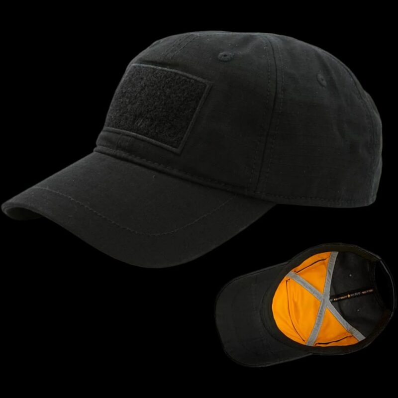 Wazoo Survival Gear Patch Cache Cap™ - Black - Blades.co.uk