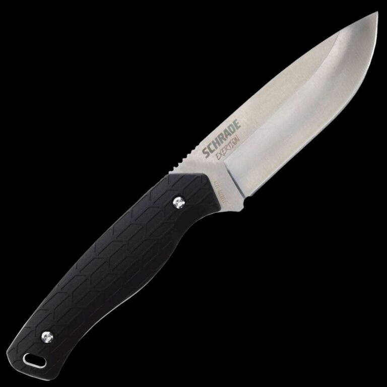 Schrade Exertion Drop Point Fixed Blade - Blades.co.uk