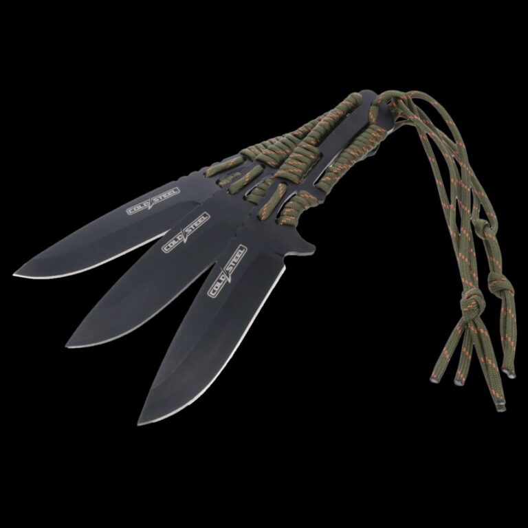 Cold Steel THROWING KNIVES / 4.4″ DROP POINT BLADE / BLACK (3 PACK ...
