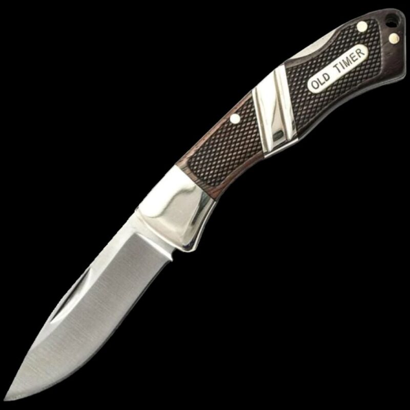 Old Timer Lockback 3.75″ Handle,. 9Cr18Mov Steel - Blades.co.uk