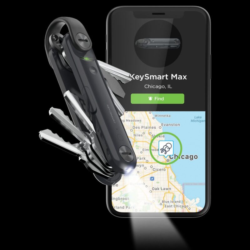KeySmart Max with Tile Smart Location - Blades.co.uk