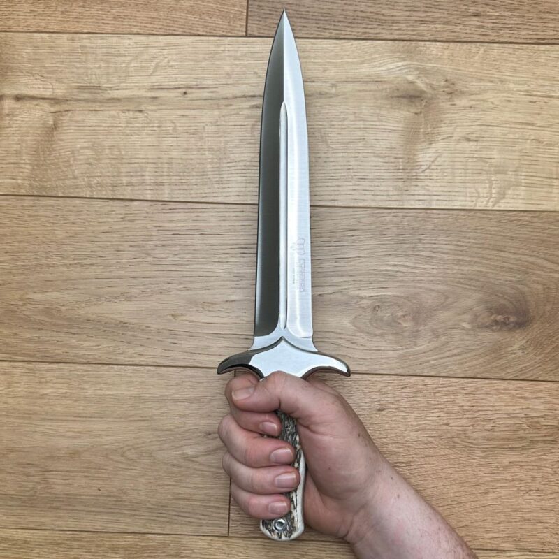 Cudeman Deer Stag Spear Point Hunting Dagger 105-C - Blades.co.uk