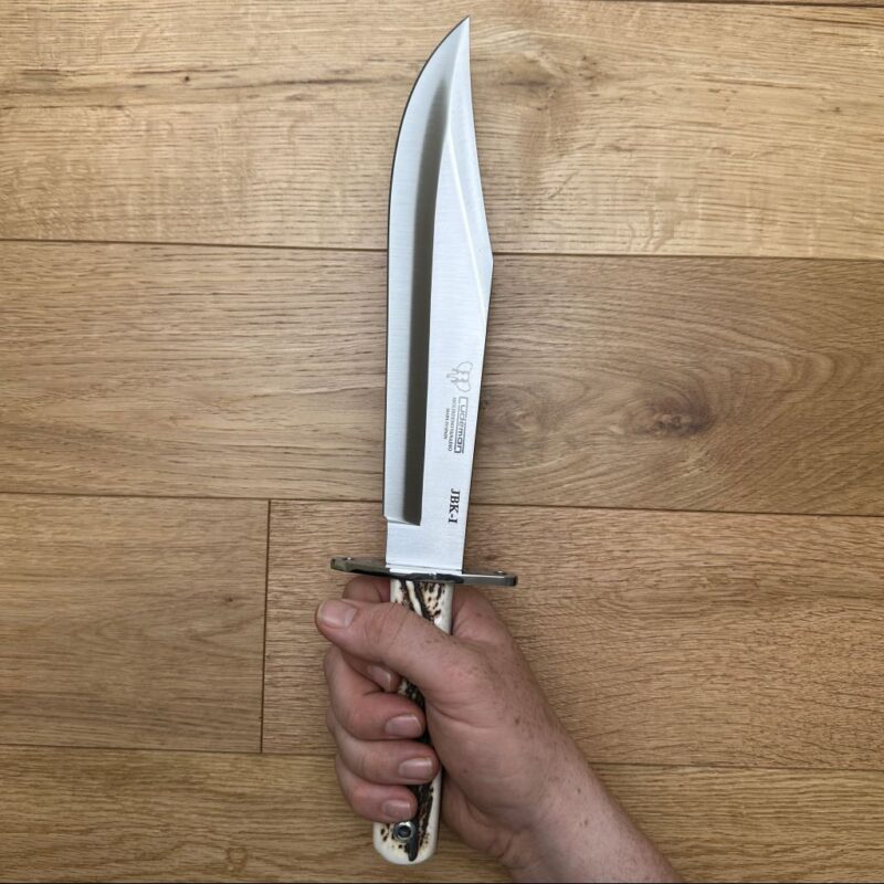 Cudeman 15″ Stag Bowie Knife 106-C - Blades.co.uk