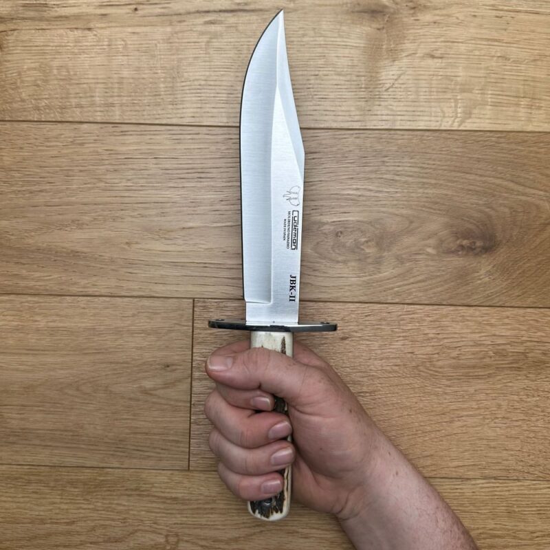 Cudeman 13″ Stag Bowie Knife 107-C - Blades.co.uk