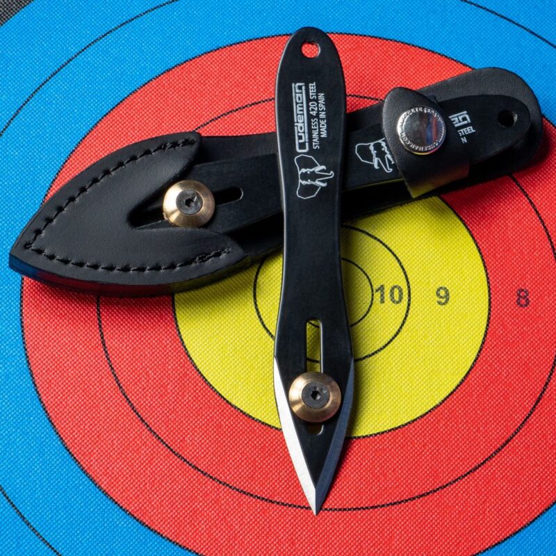 Cudeman Throwing Knife Black - Blades.co.uk