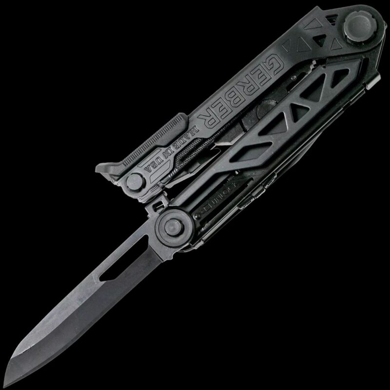 Gerber Center-Drive™ Black w/Bit Set (Coyote MOLLE Sheath) - Blades.co.uk