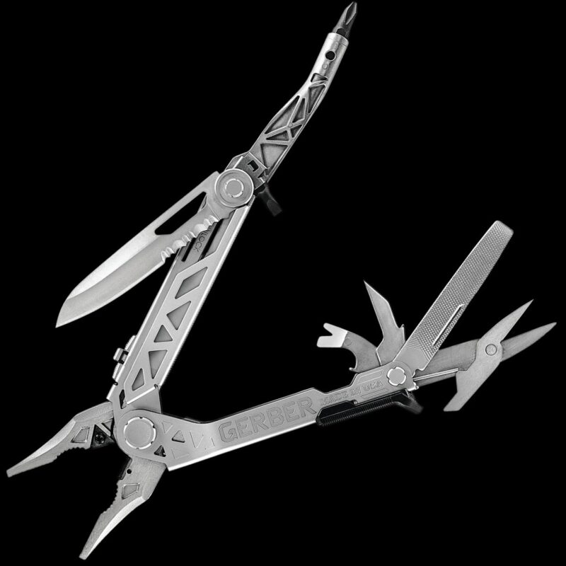 Gerber Center-Drive Plus (Multi-Tool) w / Bit Set & Leather Sheath ...