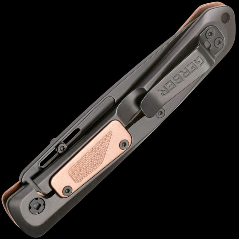 Gerber Affinity (Folding Blade Clip Knife) - Copper / D2 - Blades.co.uk
