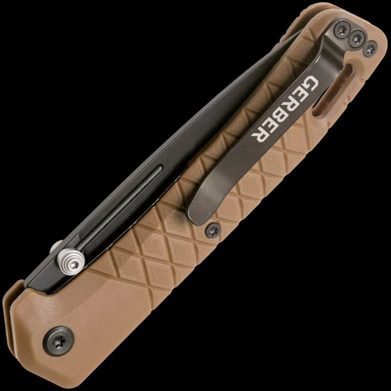 Gerber Zilch (Folding Blade Clip Knife) - Coyote - Blades.co.uk