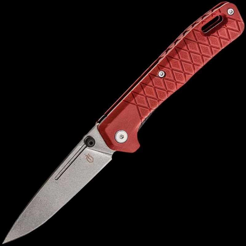 Gerber Zilch (Folding Blade Clip Knife) - Drab Red - Blades.co.uk