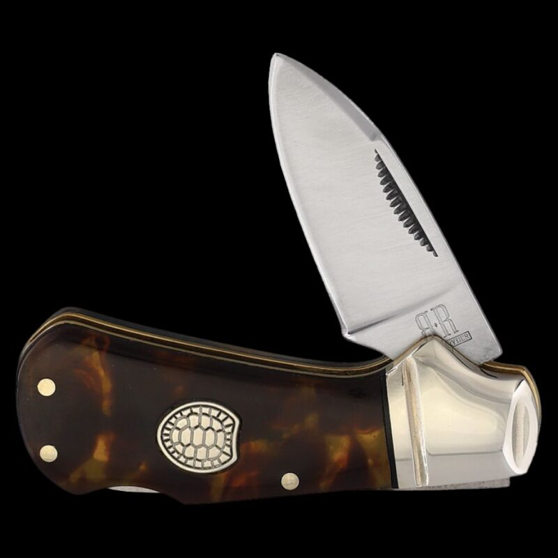 Rough Ryder Tortoise Shell Cub Lockback - Blades.co.uk