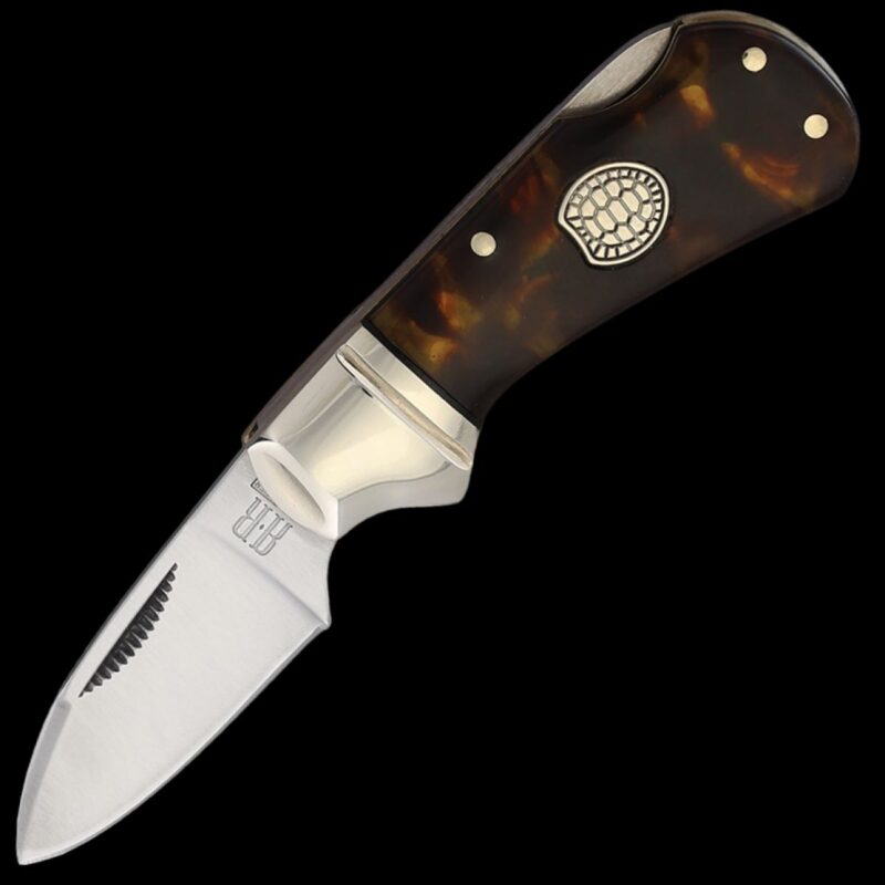 Rough Ryder Tortoise Shell Cub Lockback - Blades.co.uk
