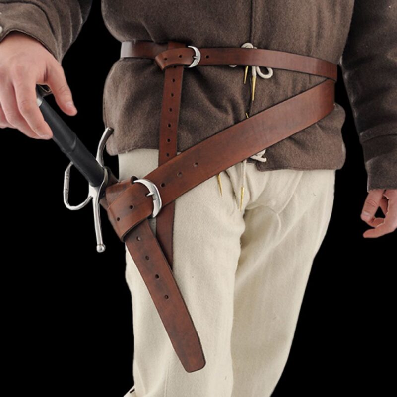Hanwei L-Western Sword Belt - Left Hand - Blades.co.uk
