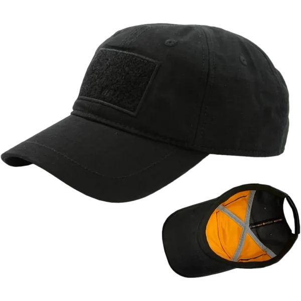 Wazoo Survival Gear Patch Cache Cap™ - Black - Blades.co.uk